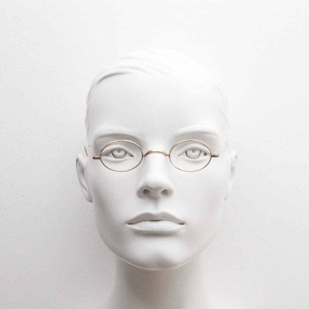 Victorian Vintage Metal Oval Eye Glasses. Metal Optical Frame ...