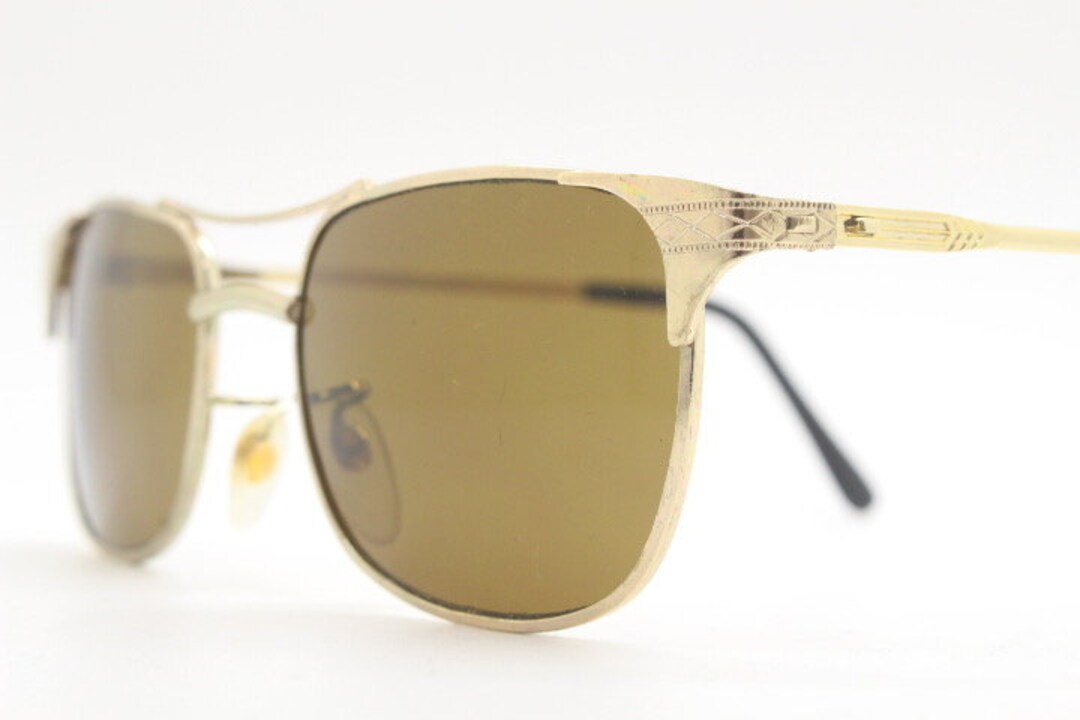 60s Vintage Angular Flat Top Sunglasses. Sophisticated Mens - Etsy