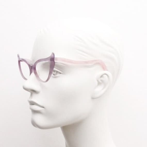 50s vintage pointed preying mantis cat eye glasses. H… - Gem
