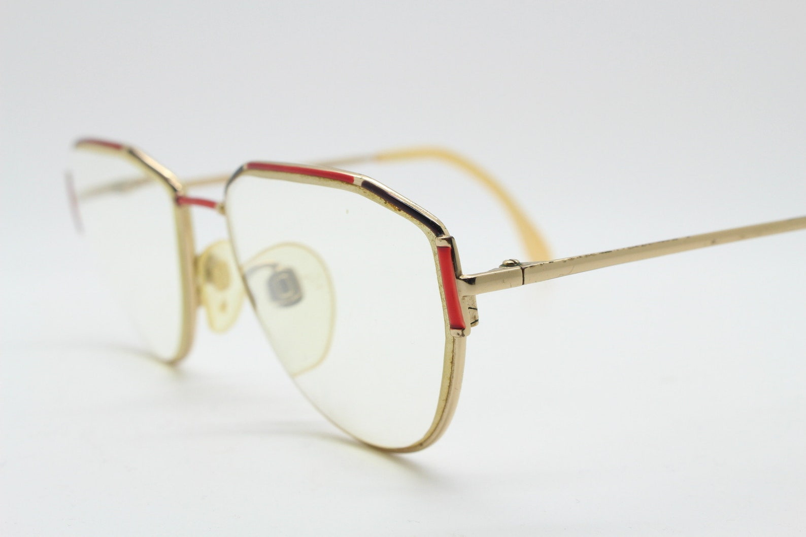 Rodenstock 80s Vintage Angular Glasses. Abstract Gold Optical - Etsy