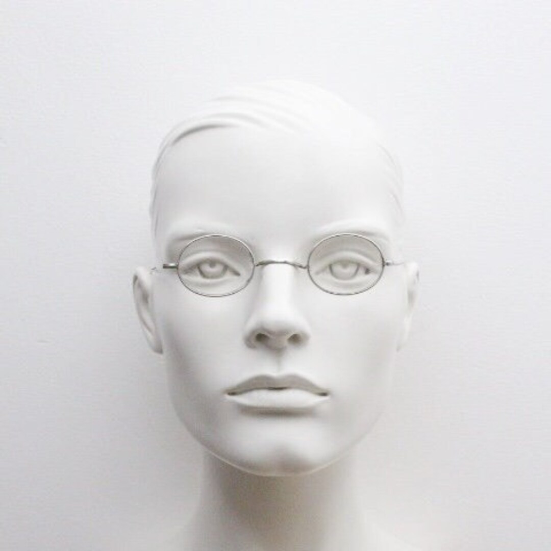 Victorian Vintage Metal Oval Eye Glasses. Steel Wire Optical Frame With ...