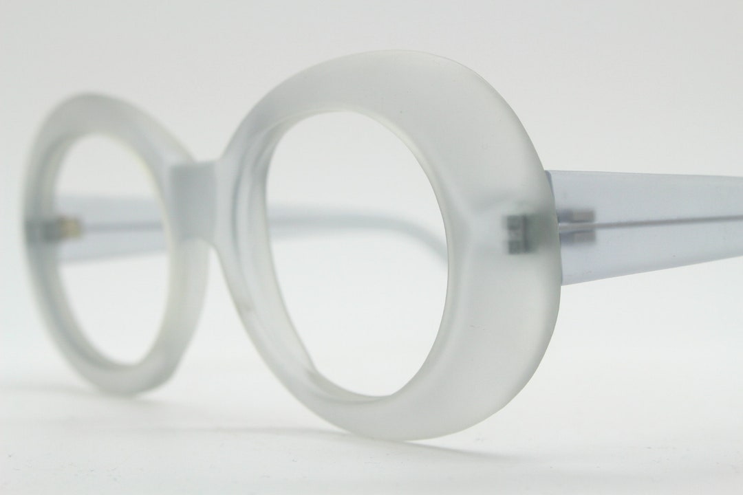 90's Futuristic Space Age Vintage Glasses. Outrageous Oversized Round ...