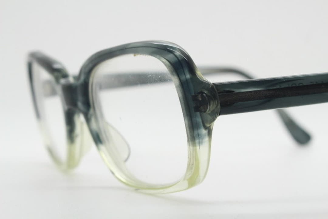60s Vintage Square Glasses Made in Great Britain by Vortex. Mens Medium ...