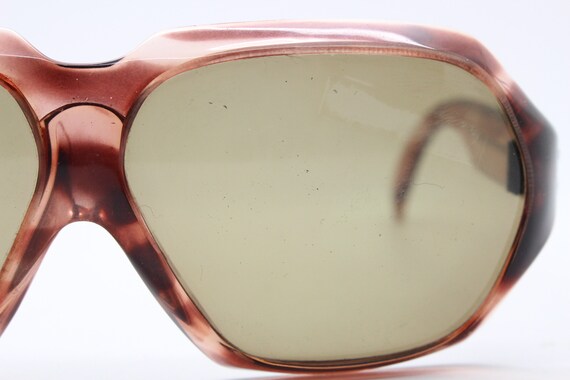 70s vintage square aviator sunglasses. Thick framed c… - Gem
