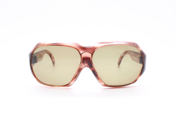 70s vintage square aviator sunglasses. Thick framed c… - Gem