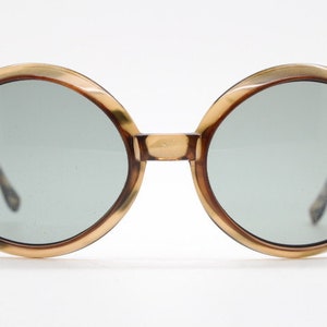 60s Vintage Small Bug Eye Acetate Sunglasses Made in France. Mottled ...