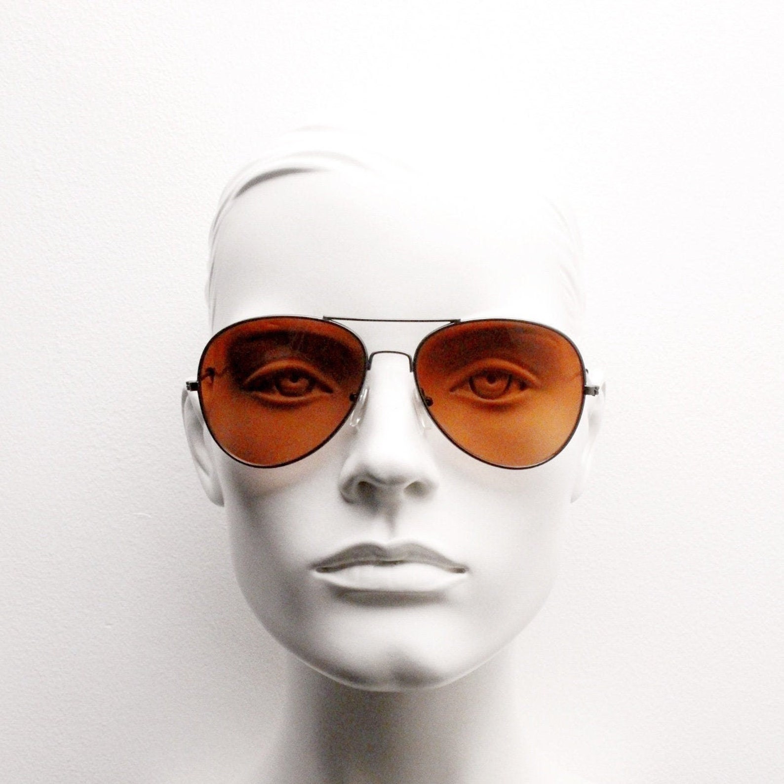90's Vintage Aviator Sunglasses. Satin Finish Grey | Etsy