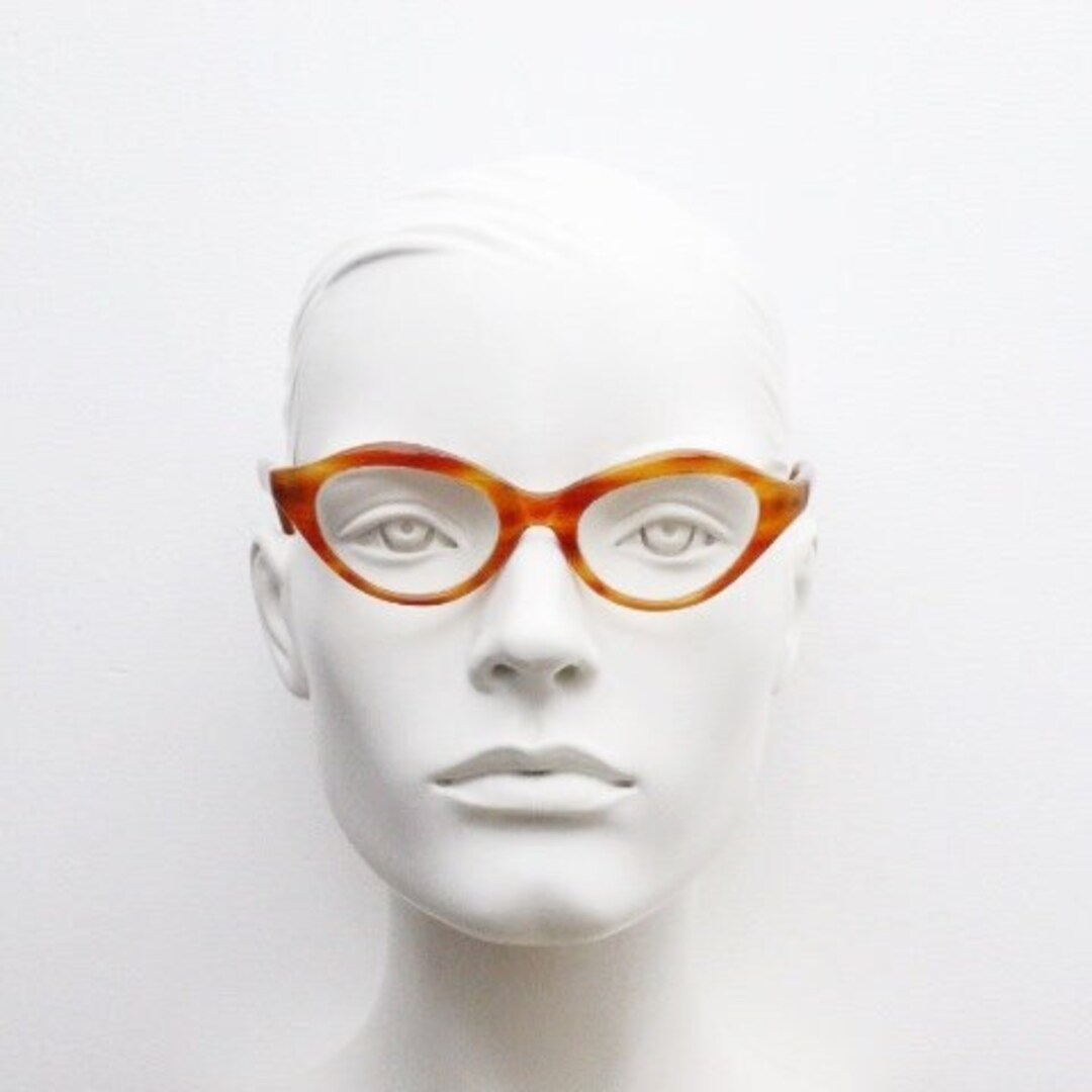 Neostyle 60s Vintage Oval Cat Eye Glasses Model Dinah. Mottled Honey ...
