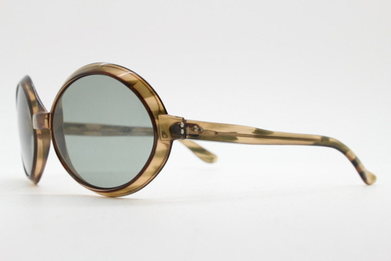 60s Vintage Small Bug Eye Acetate Sunglasses Made in France. Mottled ...