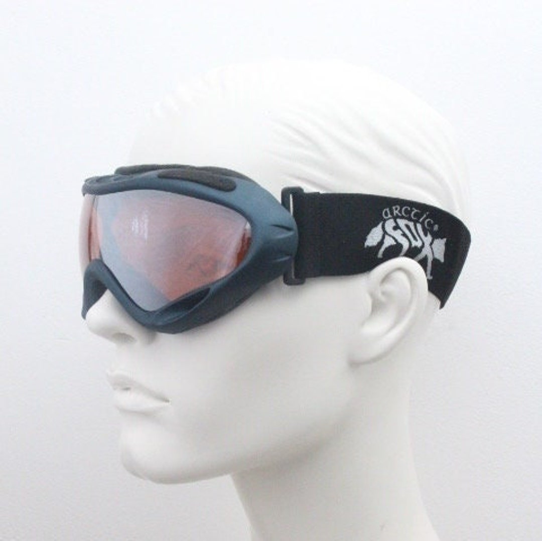 Snow Visor Ski Goggle Sunglasses by Arctic Fox. Green Matt Frame With ...