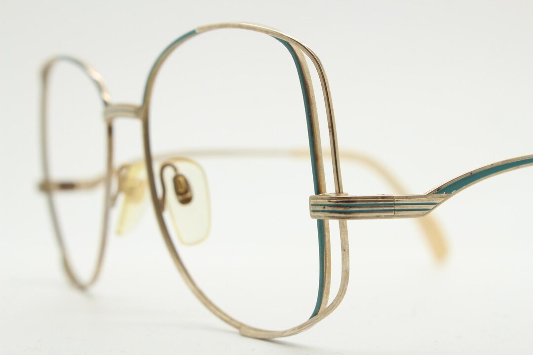 Metzler 70s Vintage Large Round Eye Glasses Made in Germany. Womens Big ...