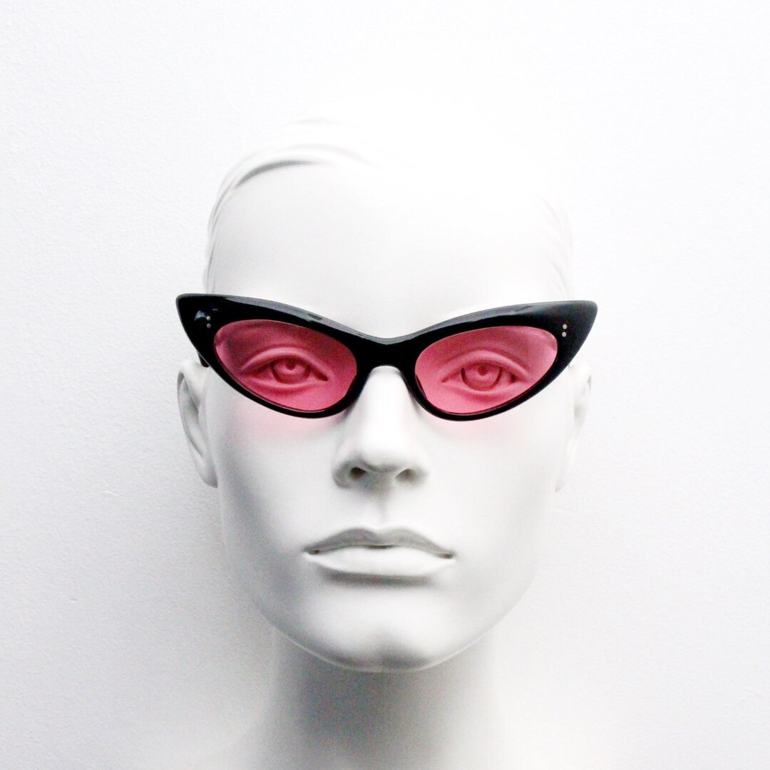 50s Vintage Cat Eye Sunglasses Made In France Diabolical Etsy