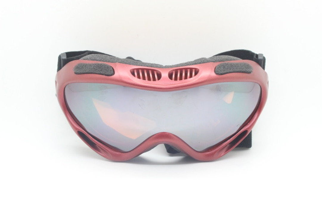 Snow Visor Ski Goggle Sunglasses by Arctic Fox. Wine Matt Frame With ...