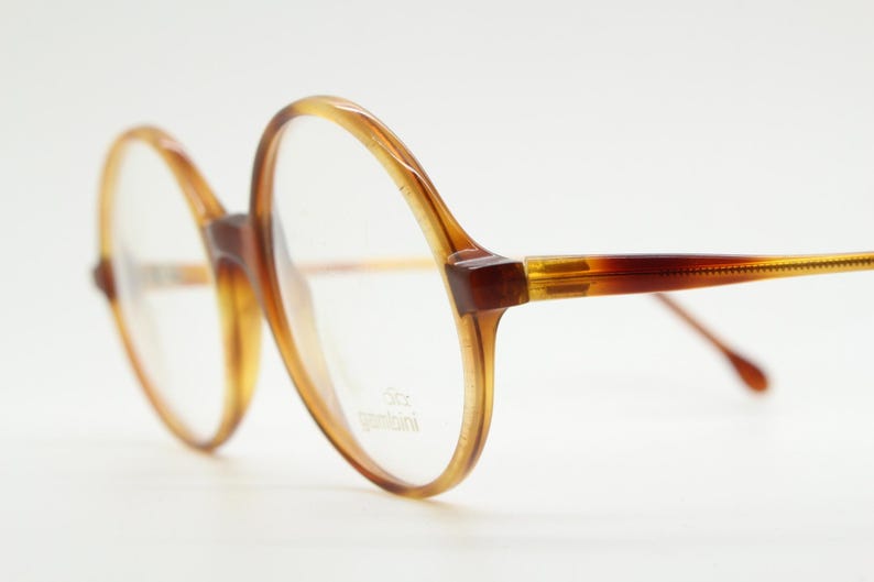 Monica Vitti 80s Vintage NOS Round Eye Glasses Made in Italy. Refined ...