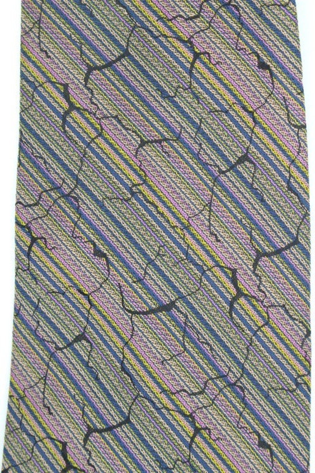 70s Vintage Big Kipper Neck Tie Made in the UK by Wembley. Woven ...