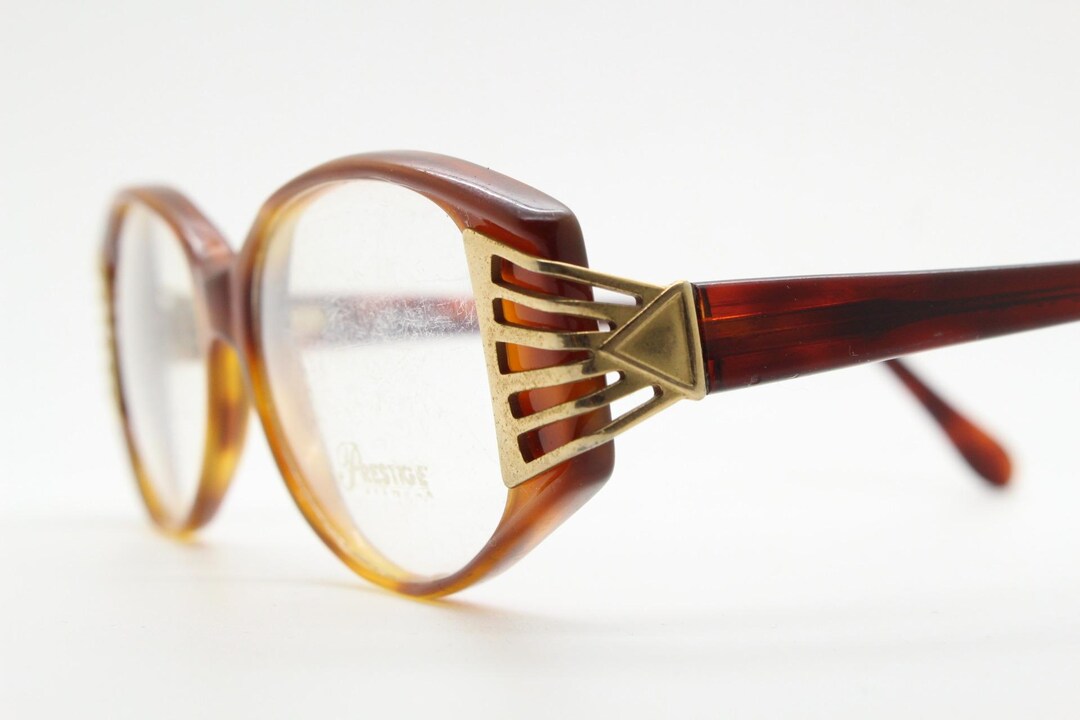 90s Vintage Eyeglasses by Prestige Eyewear With Incredible Corner Grid ...