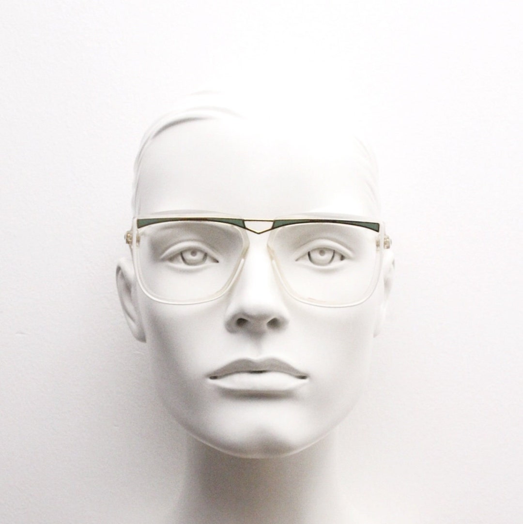 Cazal 80s Vintage Glasses Model 181 Made in West Germany. Turquoise and ...