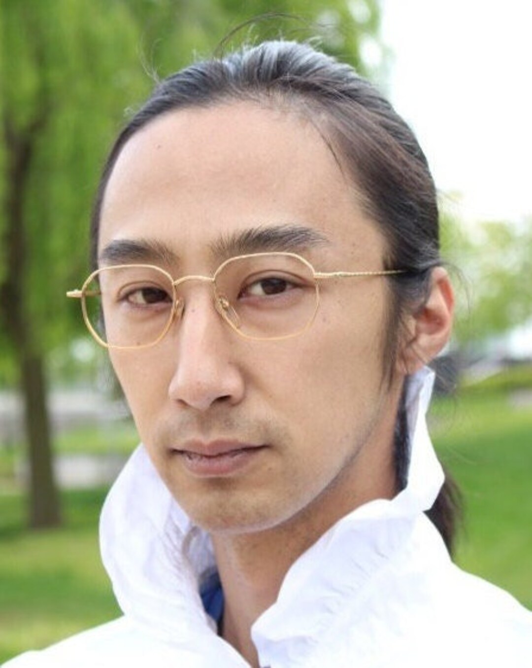 Desil 90s Vintage 14K Rolled Gold Eye Glasses Model Rex 2. Angular ...