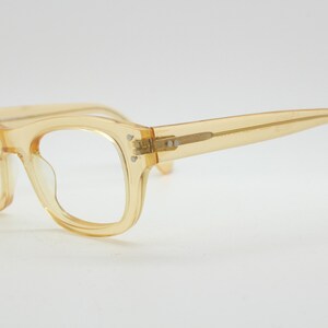 Moscot Nebb Glasses in Clear Acetate. Rare Transparent Peach Colour ...