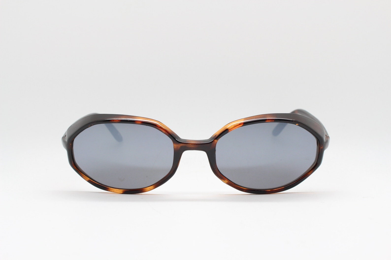 90s Vintage Oval Octagon Sunglasses. Curved 'goggle' - Etsy UK