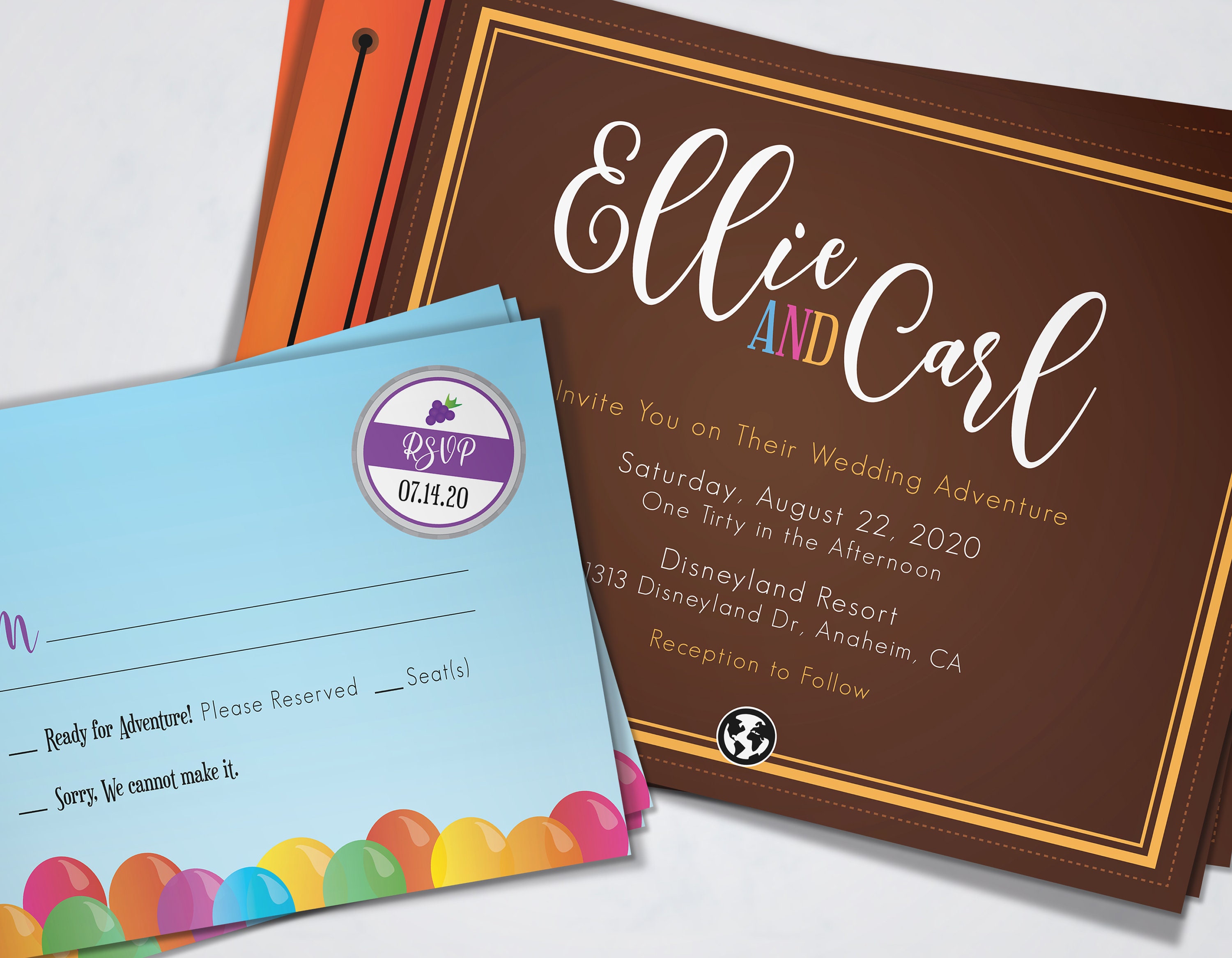 Disney Up Wedding Invitation UP” Inspired Disney Wedding At Walt