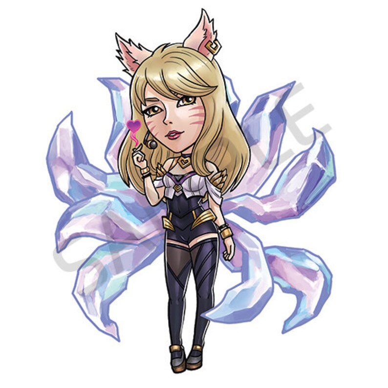 League of Legends KDA Skin Stickers - Etsy Canada