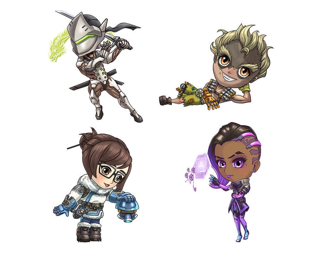 Overwatch Sticker Set 1 - Etsy