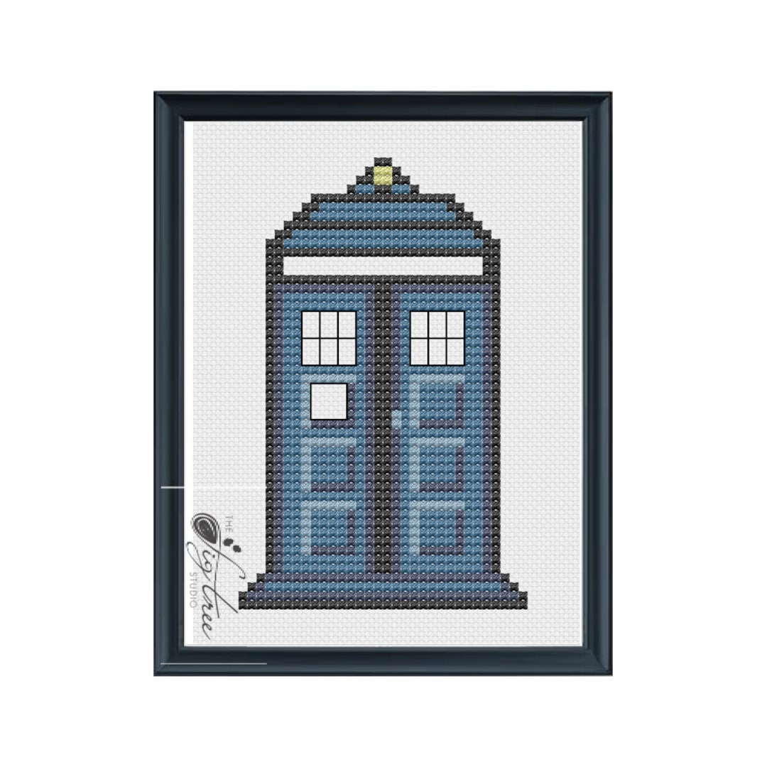 TARDIS Cross Stitch Digital File - Etsy