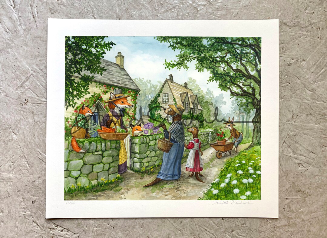 PRINT - Country Lane (archival Limited Edition Giclee Print, Signed ...