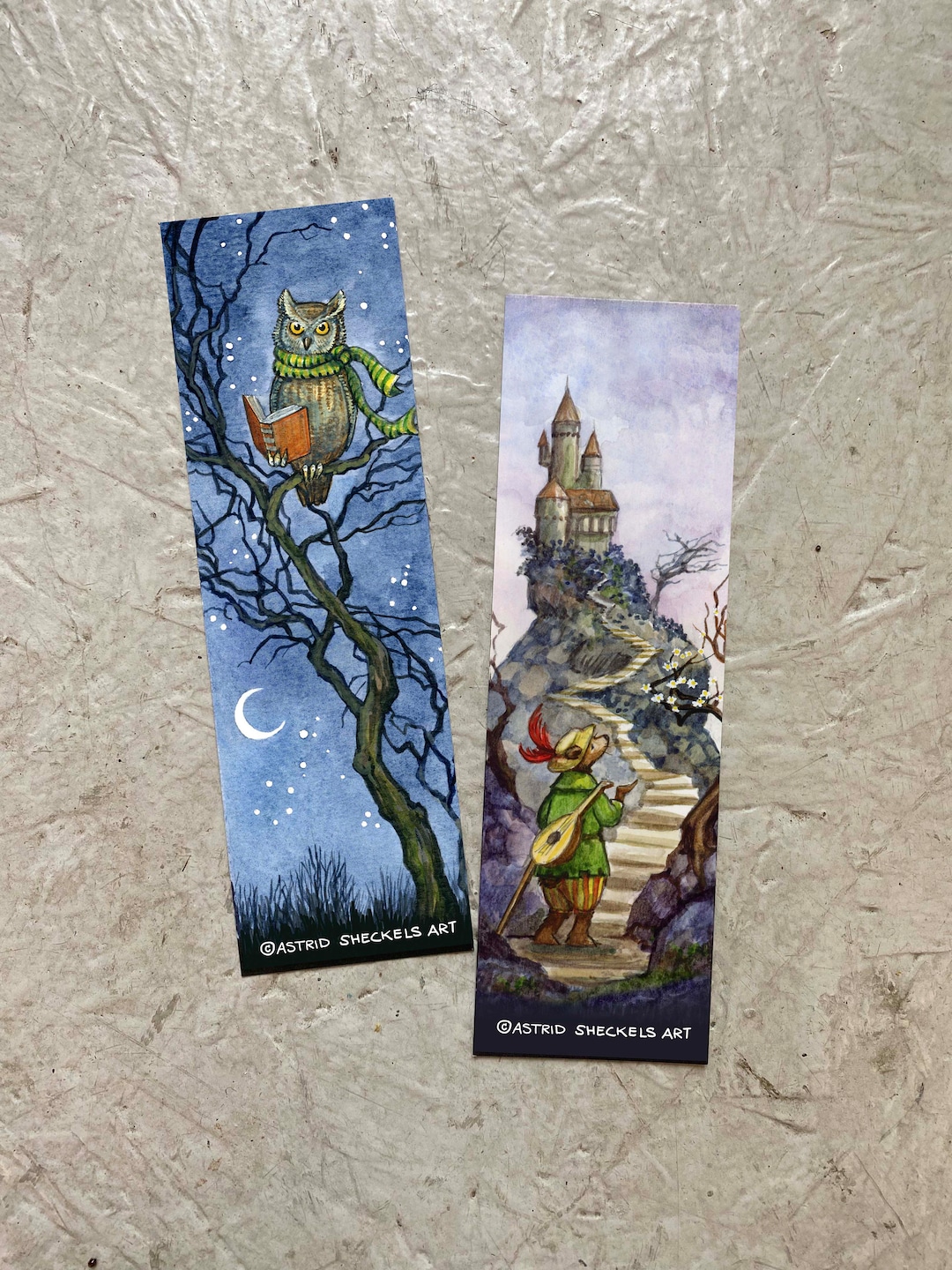 Whimsical Bookmark Collection (set of 2 Bookmarks) for Book Lovers - Etsy