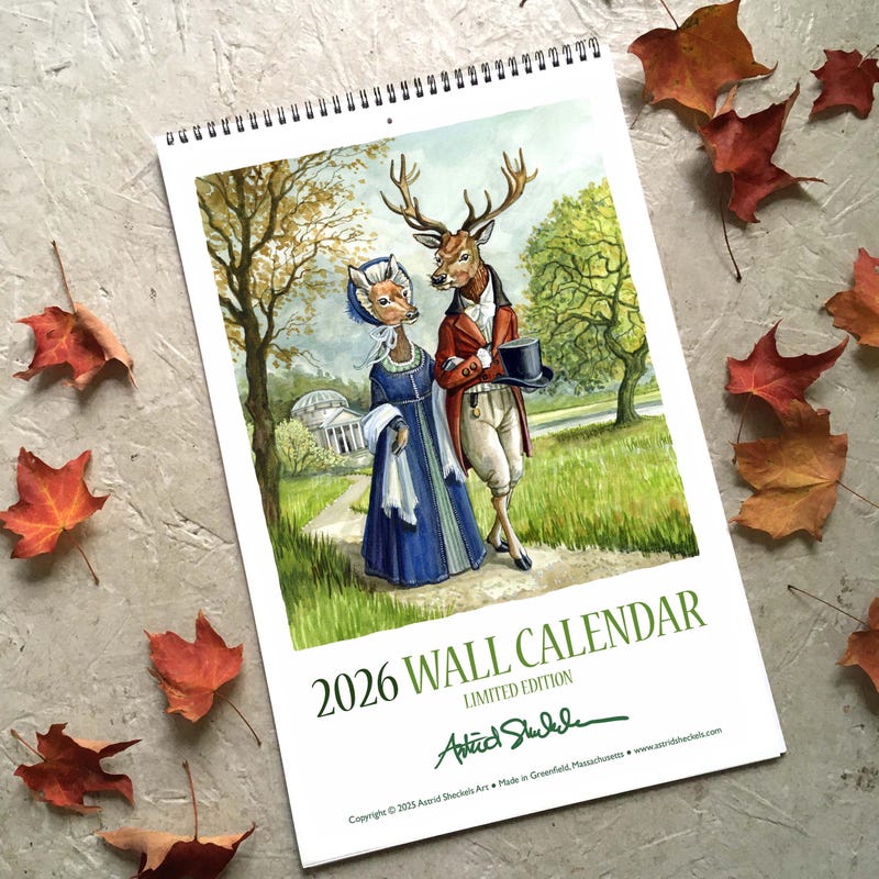 Deer Calendar 2026 - Etsy