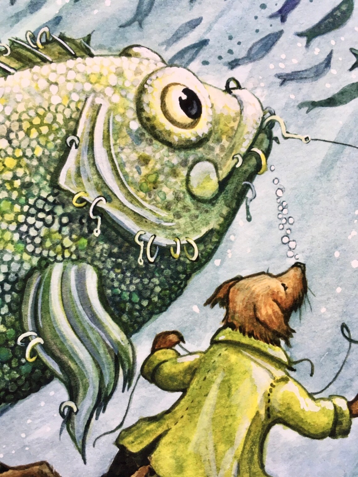 PRINT Merdogs and Merpups archival limited edition giclee | Etsy