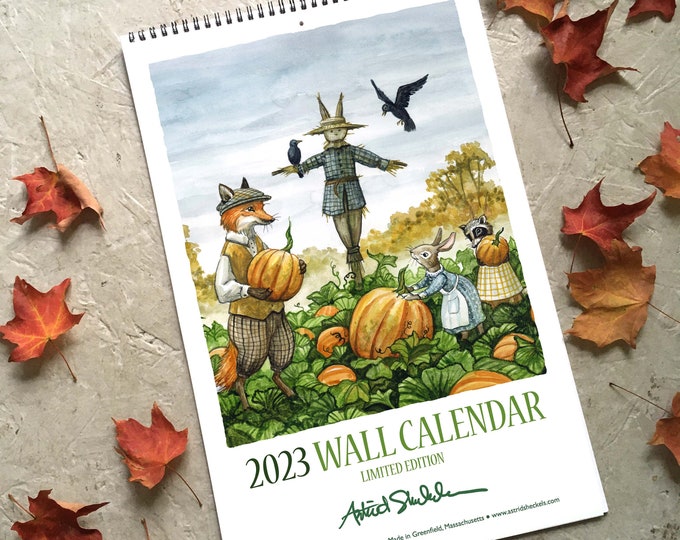 2023 Wall Calendar - Large Art Calendar - Limited Edition - Etsy