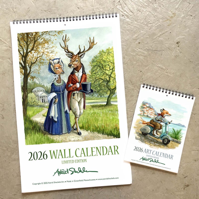 2026 Animal Wall Calendar - Etsy