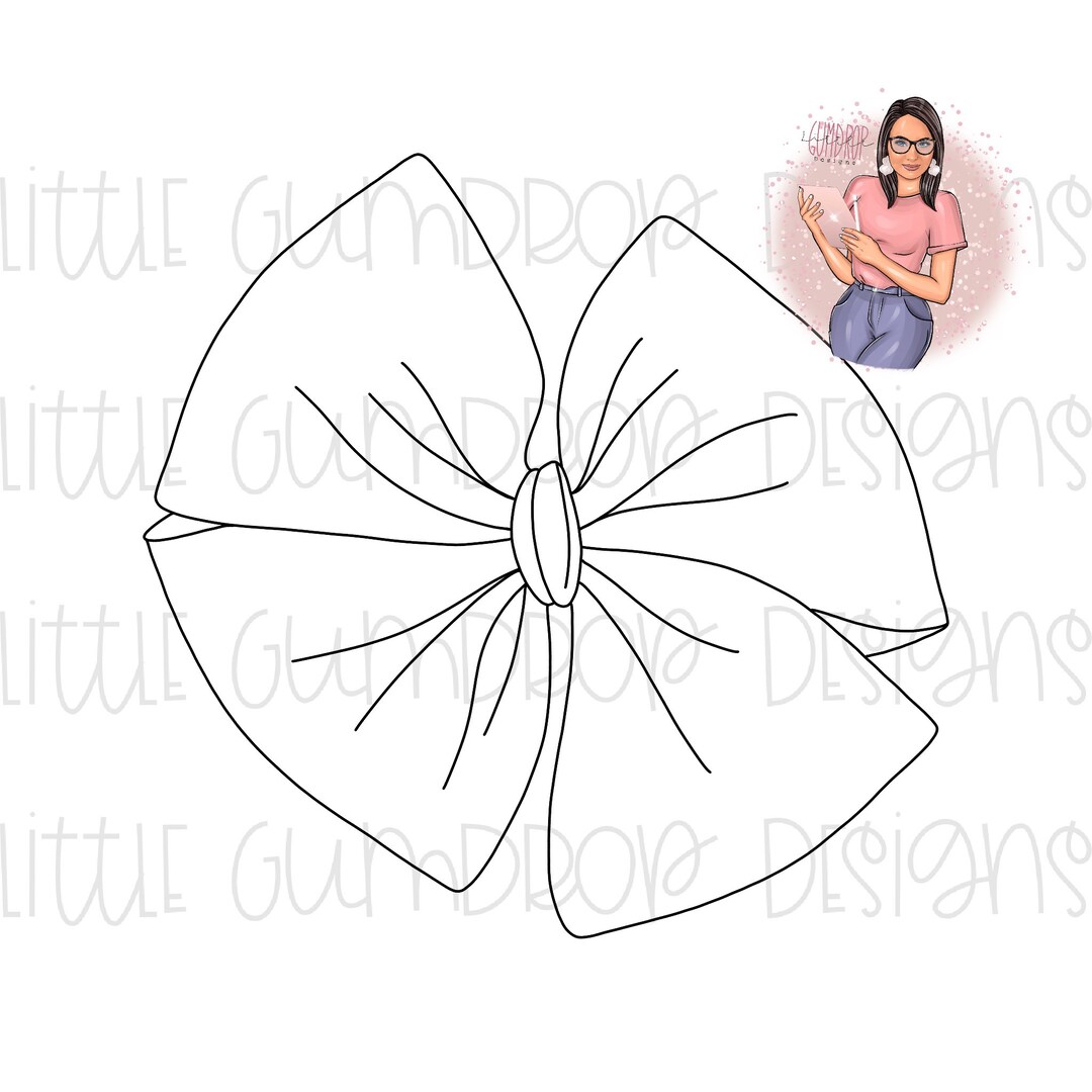 Hair Bow Overlay, Hair Bow Mock Up, Digital Overlay - Etsy