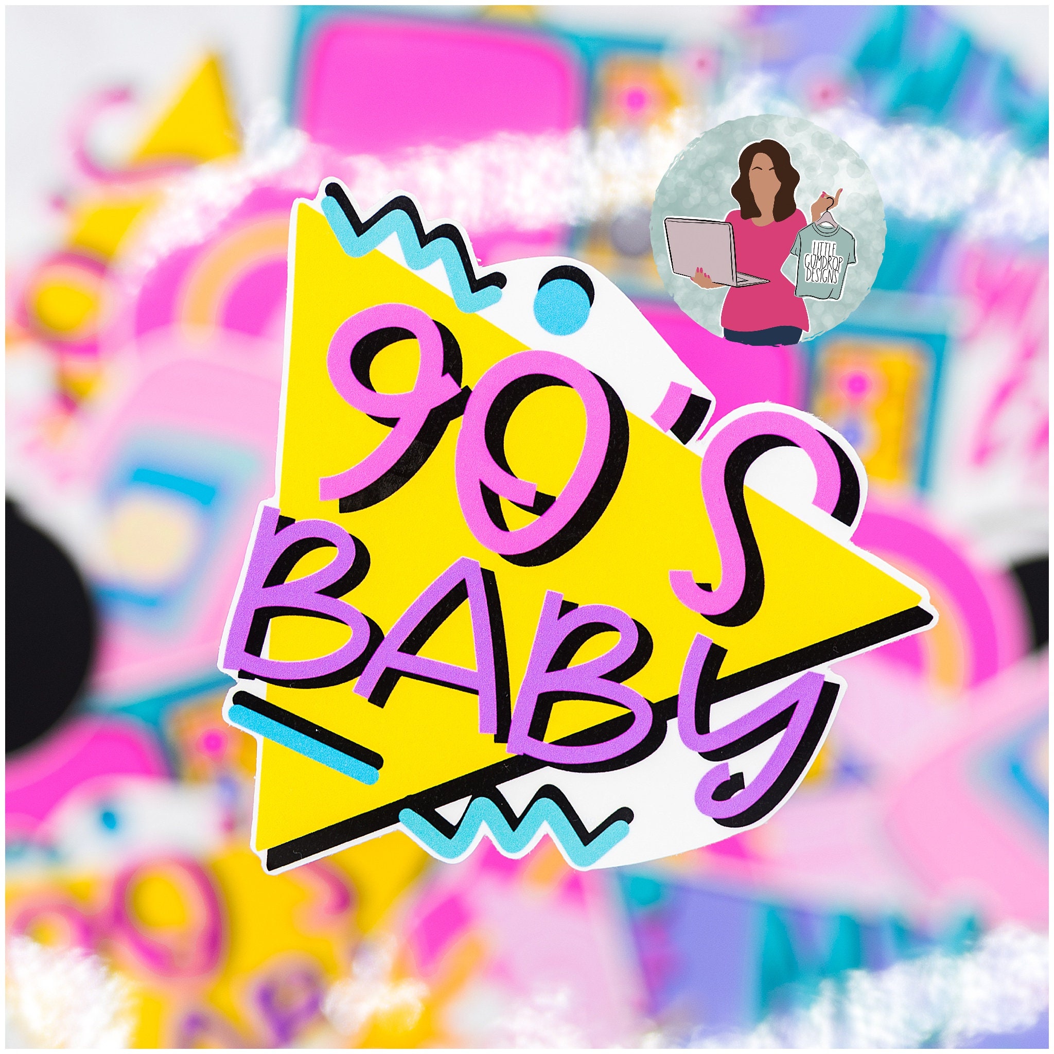 90's sticker pack 90's scrapbooking waterproof - Etsy