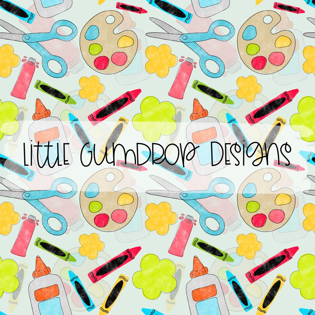 School Seamless File, School Seamless Pattern, Back to School Seamless ...