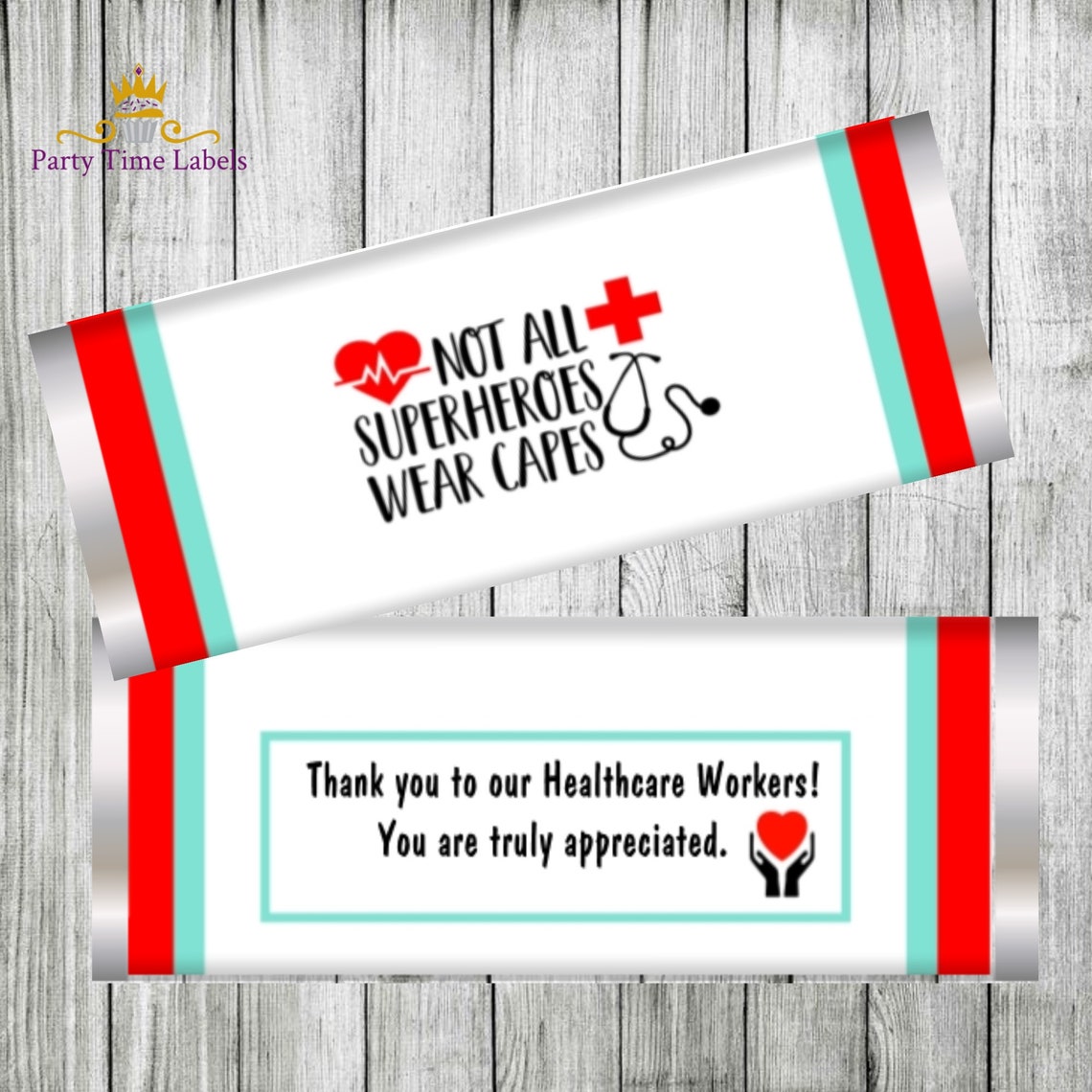 Nurse Candy Bar Wrappers, Nurses Week Favors, Superhero Candy Bar ...