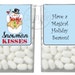 Snowman Kisses Tic Tac Labels, Christmas Party Favors, Secret Santa ...