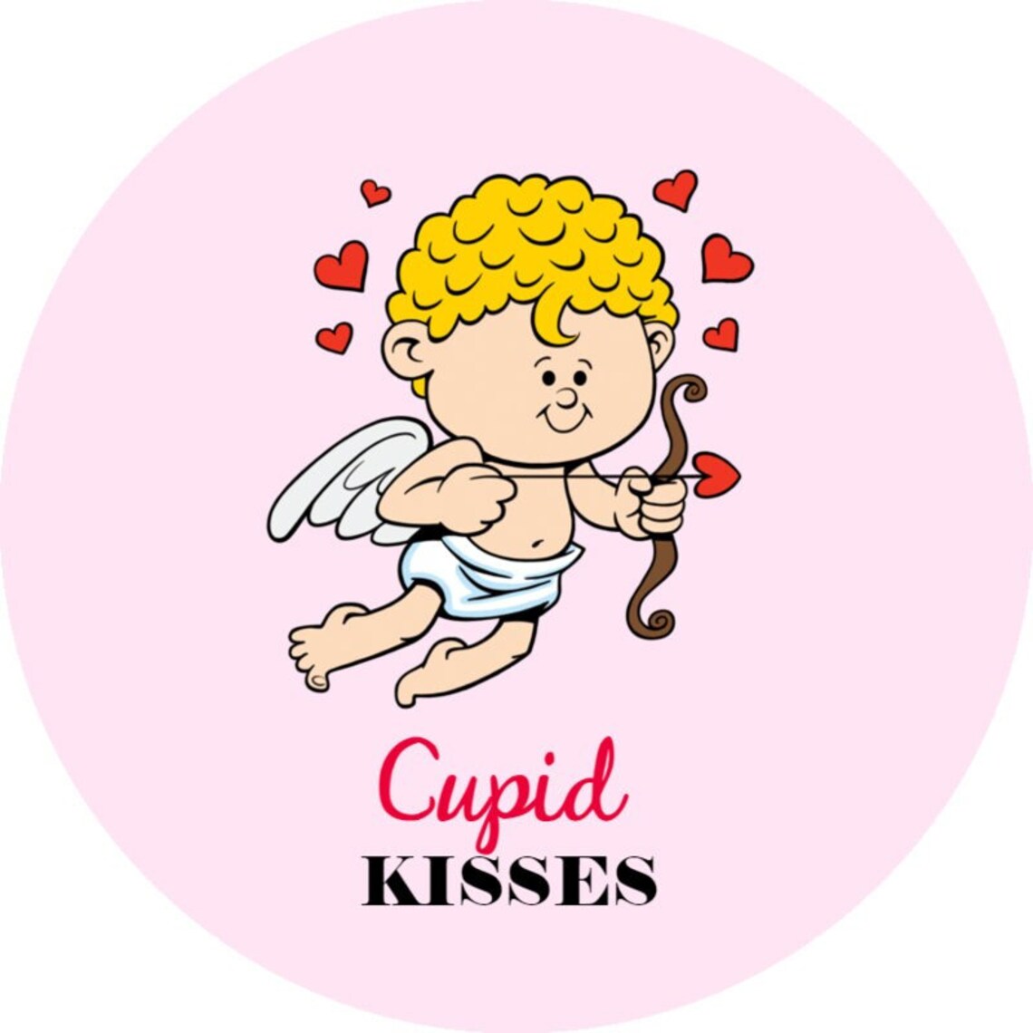 Cupid Valentine Treat Bag Stickers Cupid Poop or Cupid - Etsy