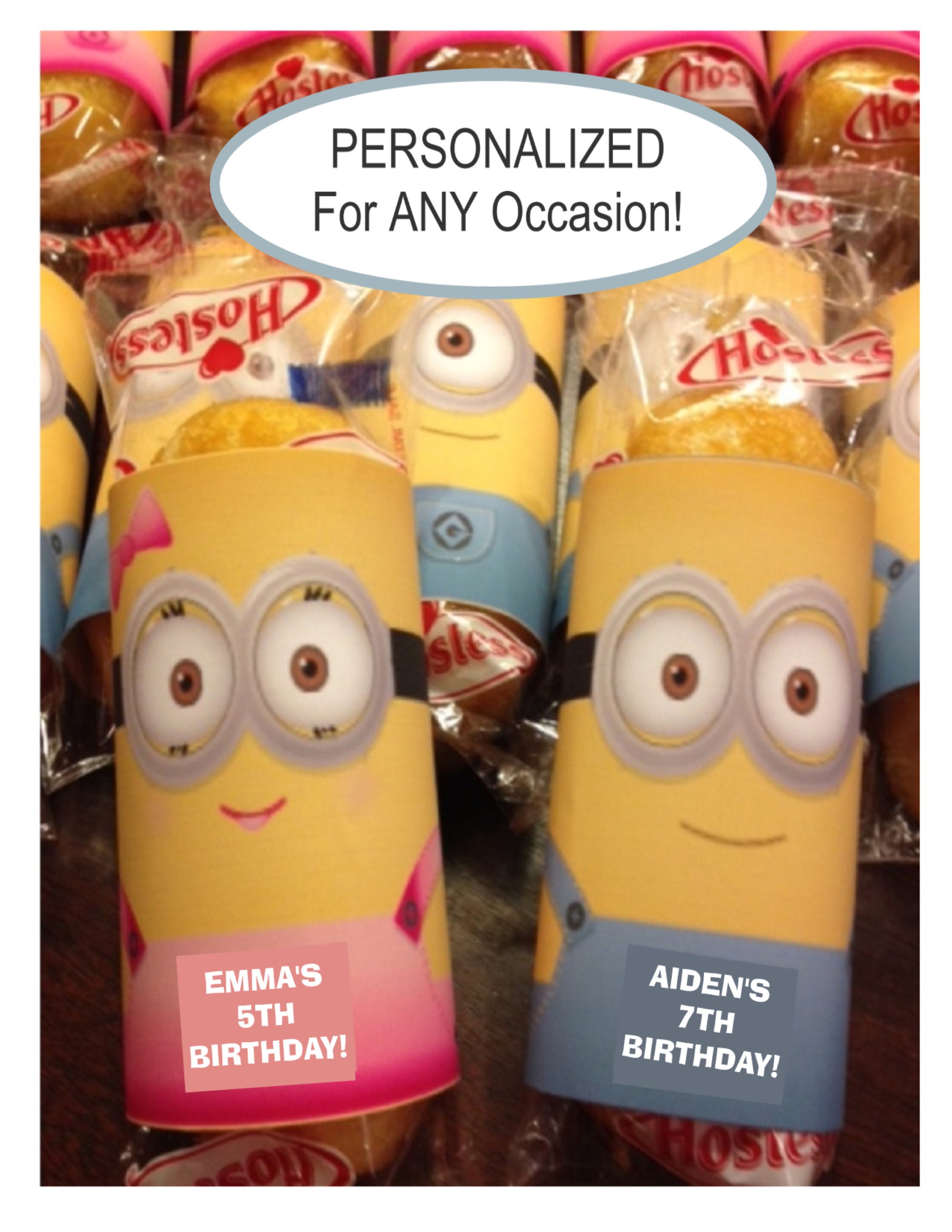 Minion Twinkie Printables