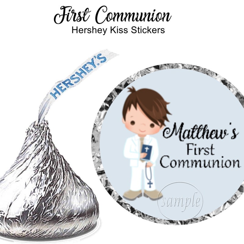 Communion Stickers - Etsy