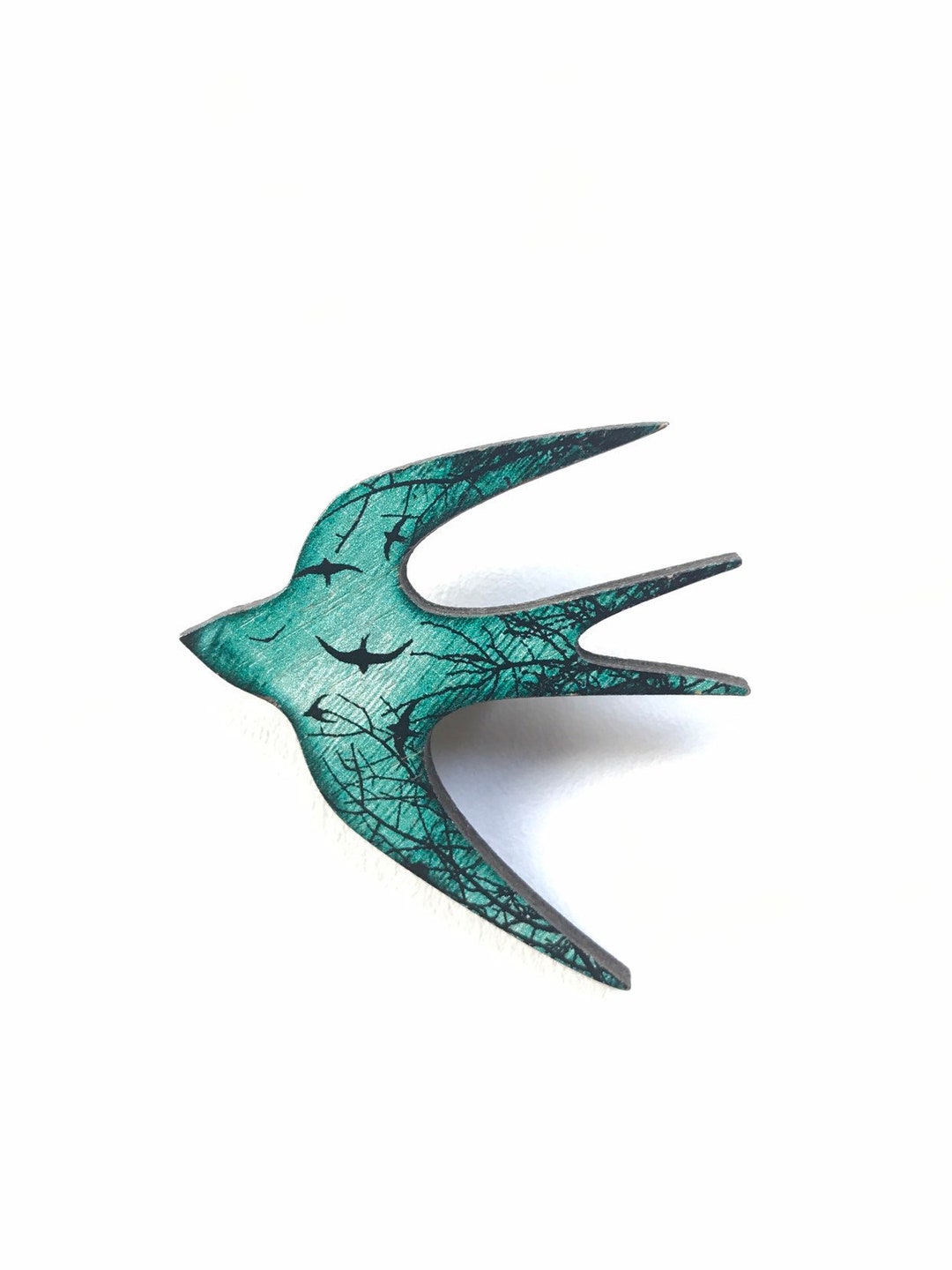 Bird Pin, Bird Brooch, Swallow Brooch, Swallow Pin, Swallow Jewelry ...