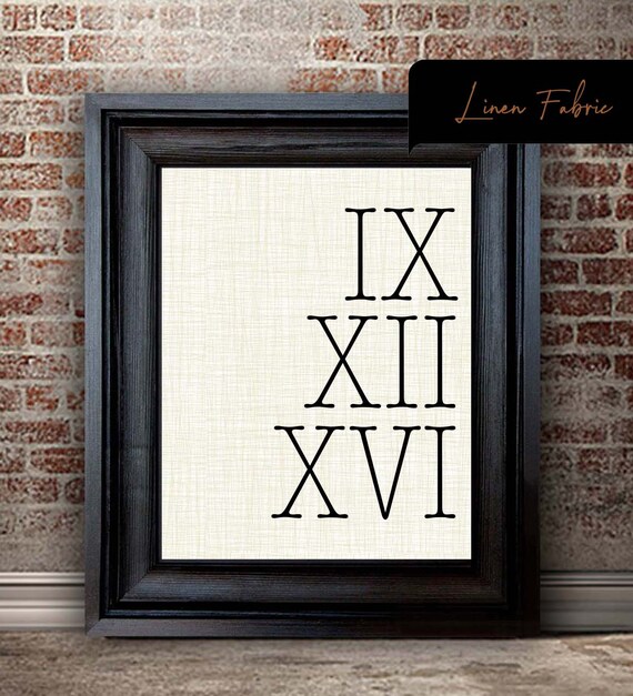 4th Anniversary Gift for Men Roman Numeral Sign 4 Year | Etsy