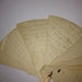 Antique, Circa 1880s Victorian Paper Fan With HANDWRITTEN Notes - Etsy