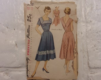 Square Neck Sundress Pattern - Etsy