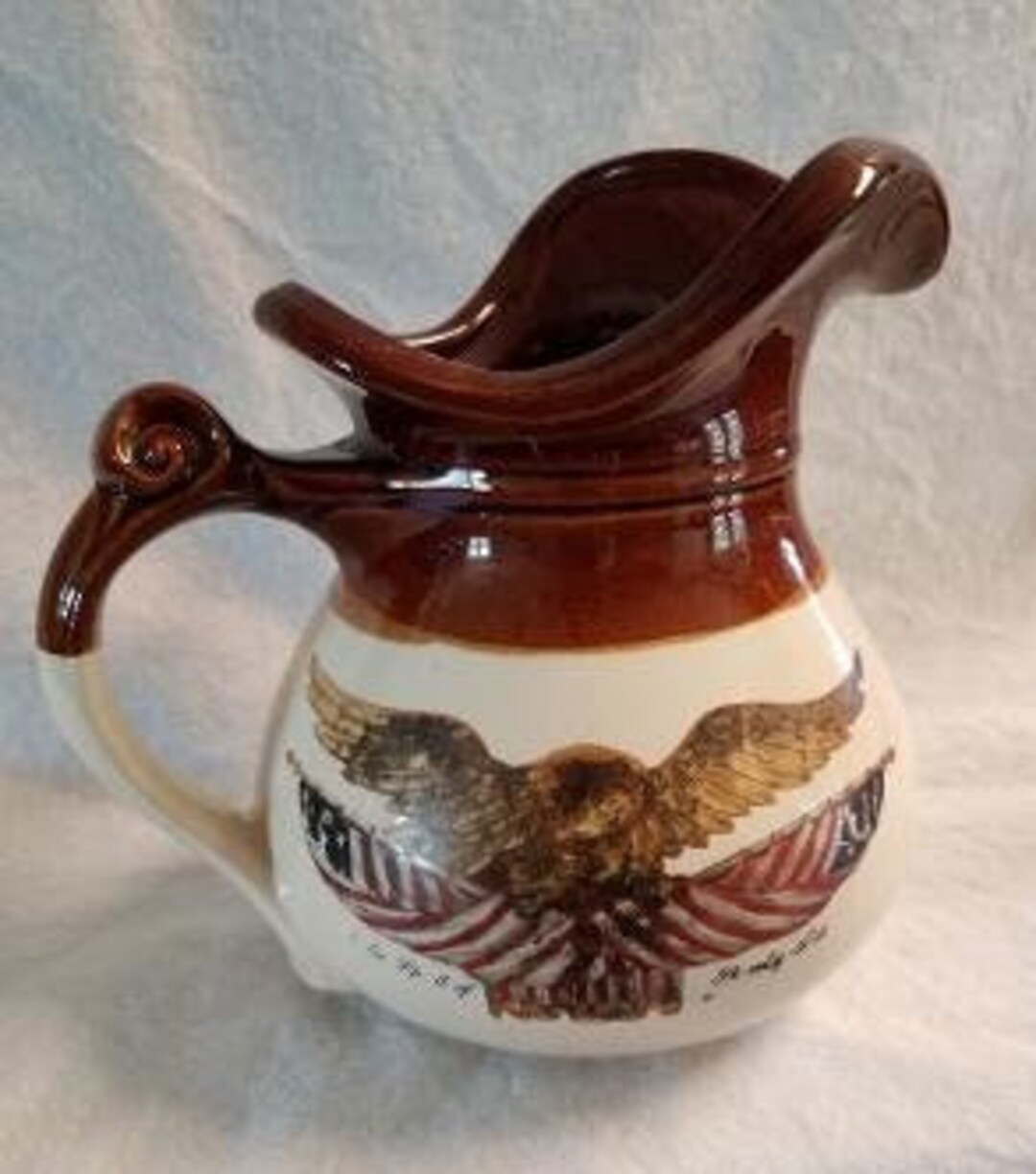 Vintage Mccoy Pottery Pitcher “spirit of 76”. Made in USA. Ex Cond ...