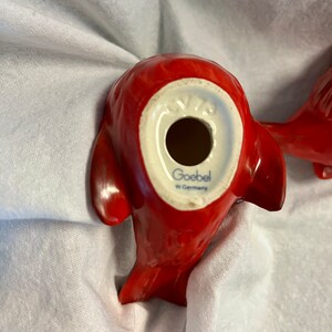 Goebel Pair of Red Sparrow Birds Porcelain Figurines W Germany Cv 73 ...