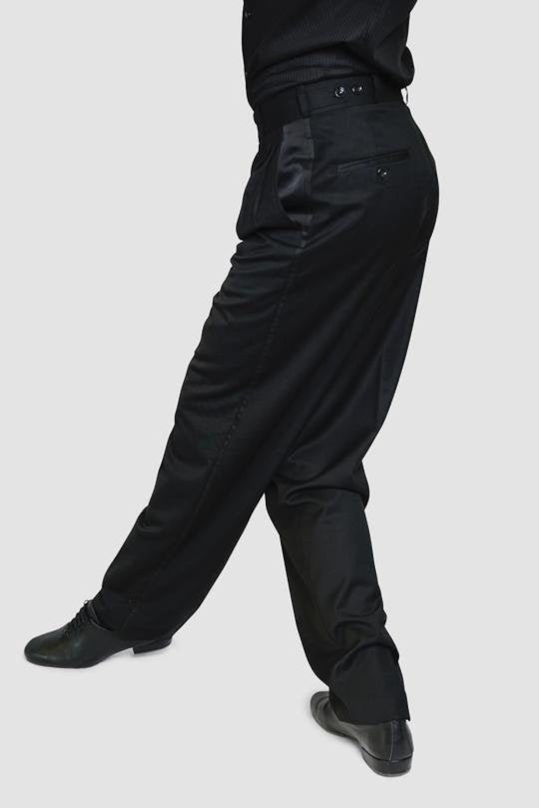 Line Tango Pants | Black Tango Pant | Black Satin Tango Pant | Tango ...