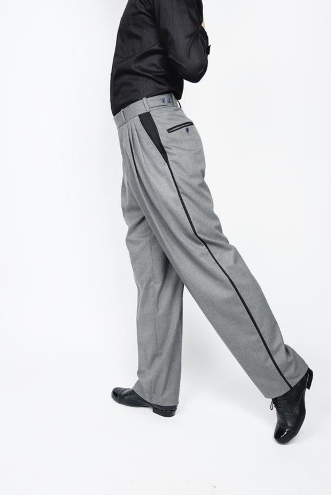 Line Tango Pants | Light Grey and Black Tango Pant | Black Tango Pant ...
